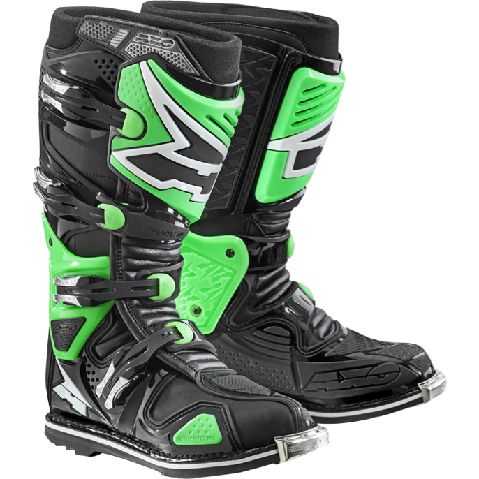 AXO A2 BOOT BLACK/GREEN - AXO - Crosstövlar - Crossutrustning - MX ...