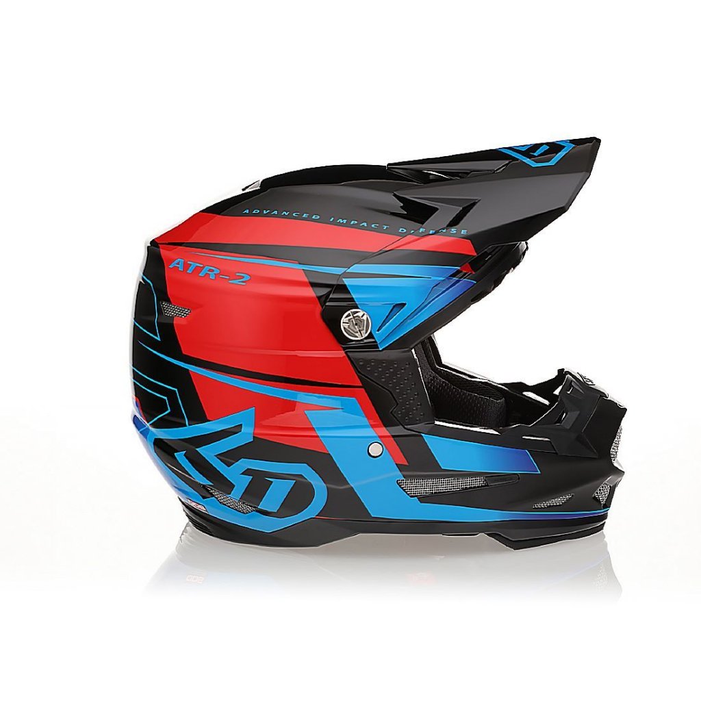 Crosshjälm 6D 2024 ATR-2 Mach Helmet, Red/Black/Blue - Crosshjälmar - Crossutrustning - MX ...